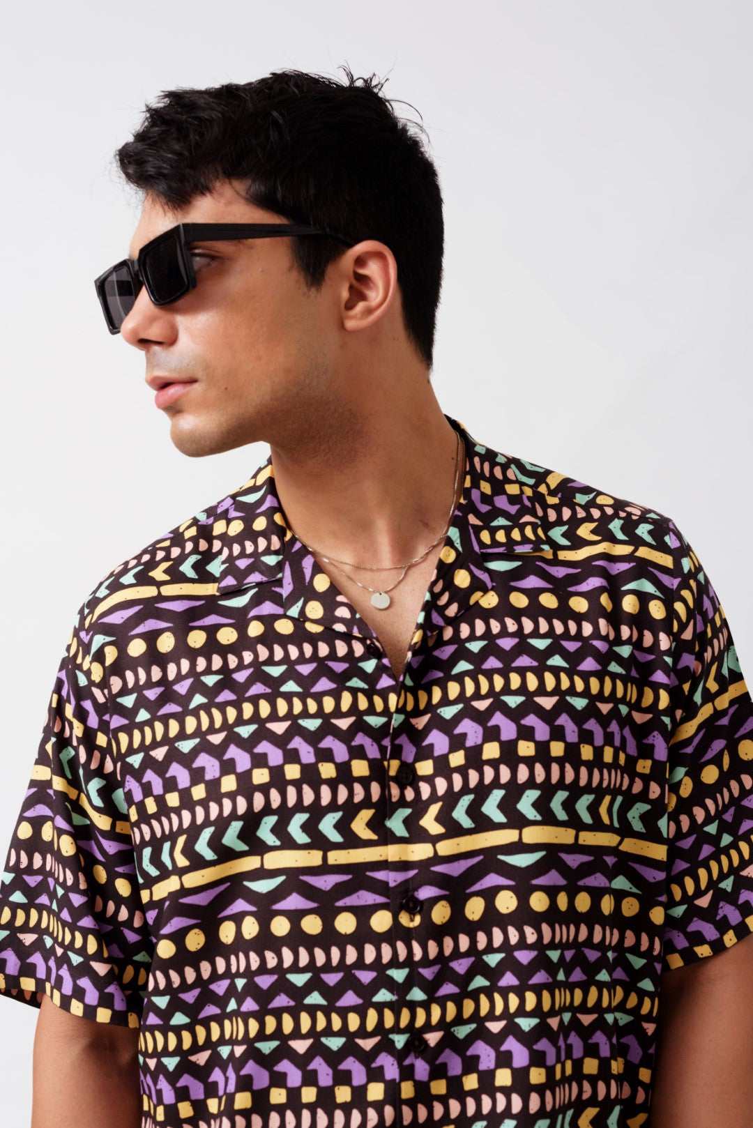 Acid Moon Oversized Viscose Shirt – Sprezz.in